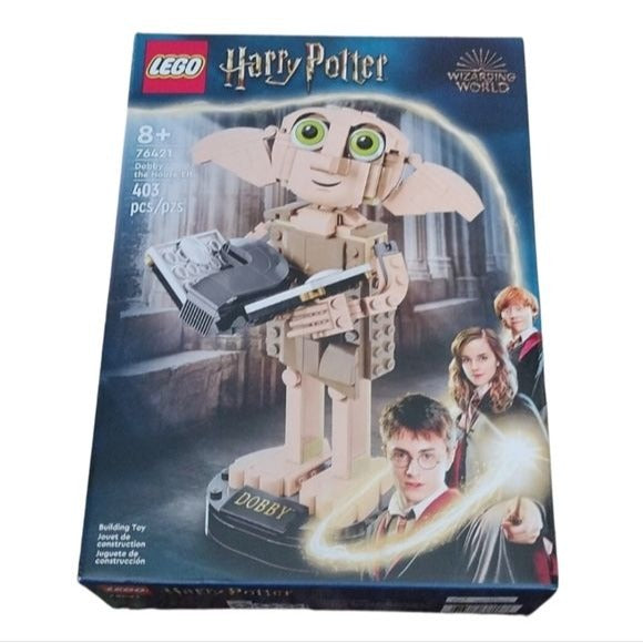 Lego x Harry Potter Dobby the House Elf Building Set, 403 pieces ...